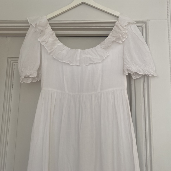 Amy Jane London | Dresses | Amy Jane London White Cotton Maxi | Poshmark